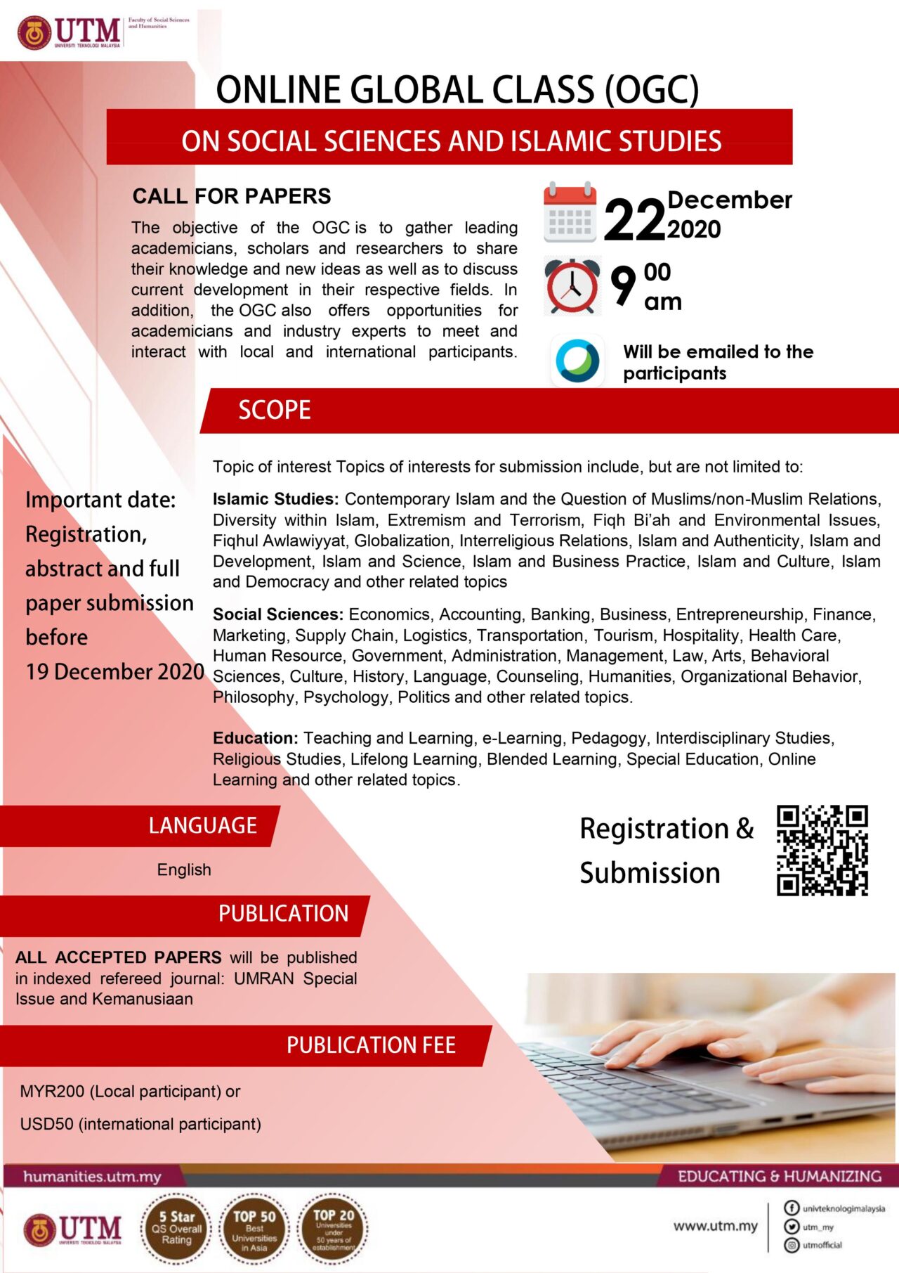 Online Global Classroom (OGC) on Social Sciences and Islamic Studies | AKADEMI TAMADUN ISLAM ...