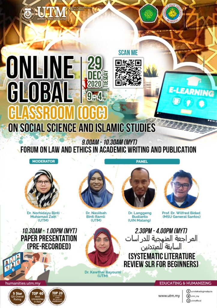 ONLINE GLOBAL CLASSROOM (OGC) ON SOCIAL SCIENCE AND ISLAMIC STUDIES | AKADEMI TAMADUN ISLAM ...