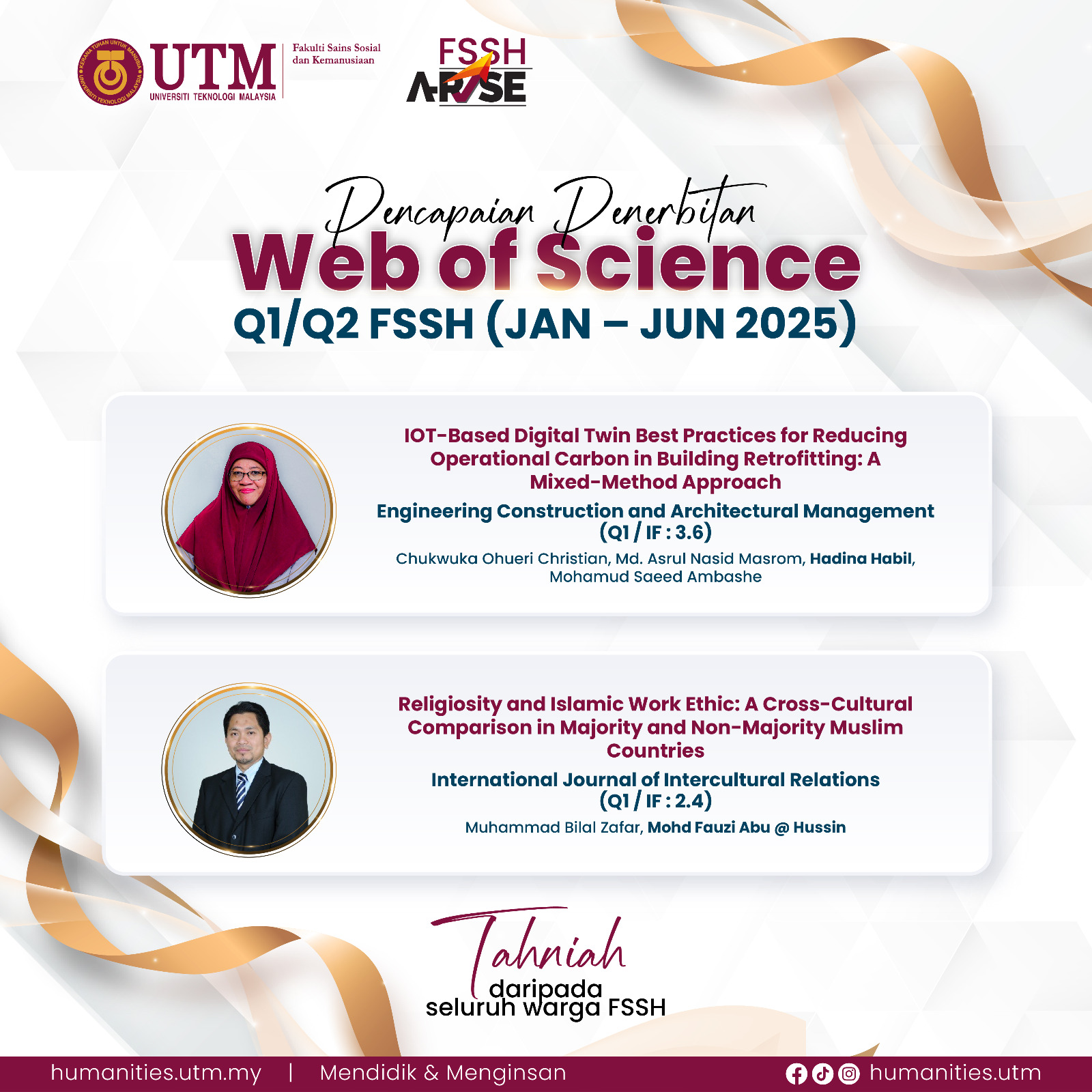 Web of Science - Humanities UTM MY